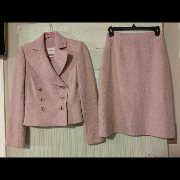michelle moissac | Skirts | Michelle Moissac Paris Wool Suit | Poshmark